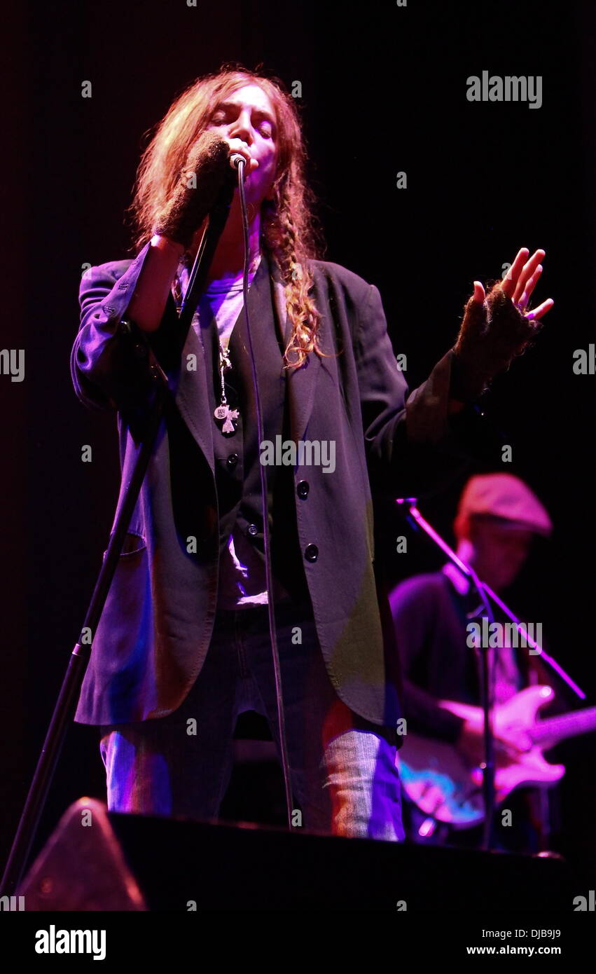 Patti Smith performs live at The Troxy in Limehouse London, England ...