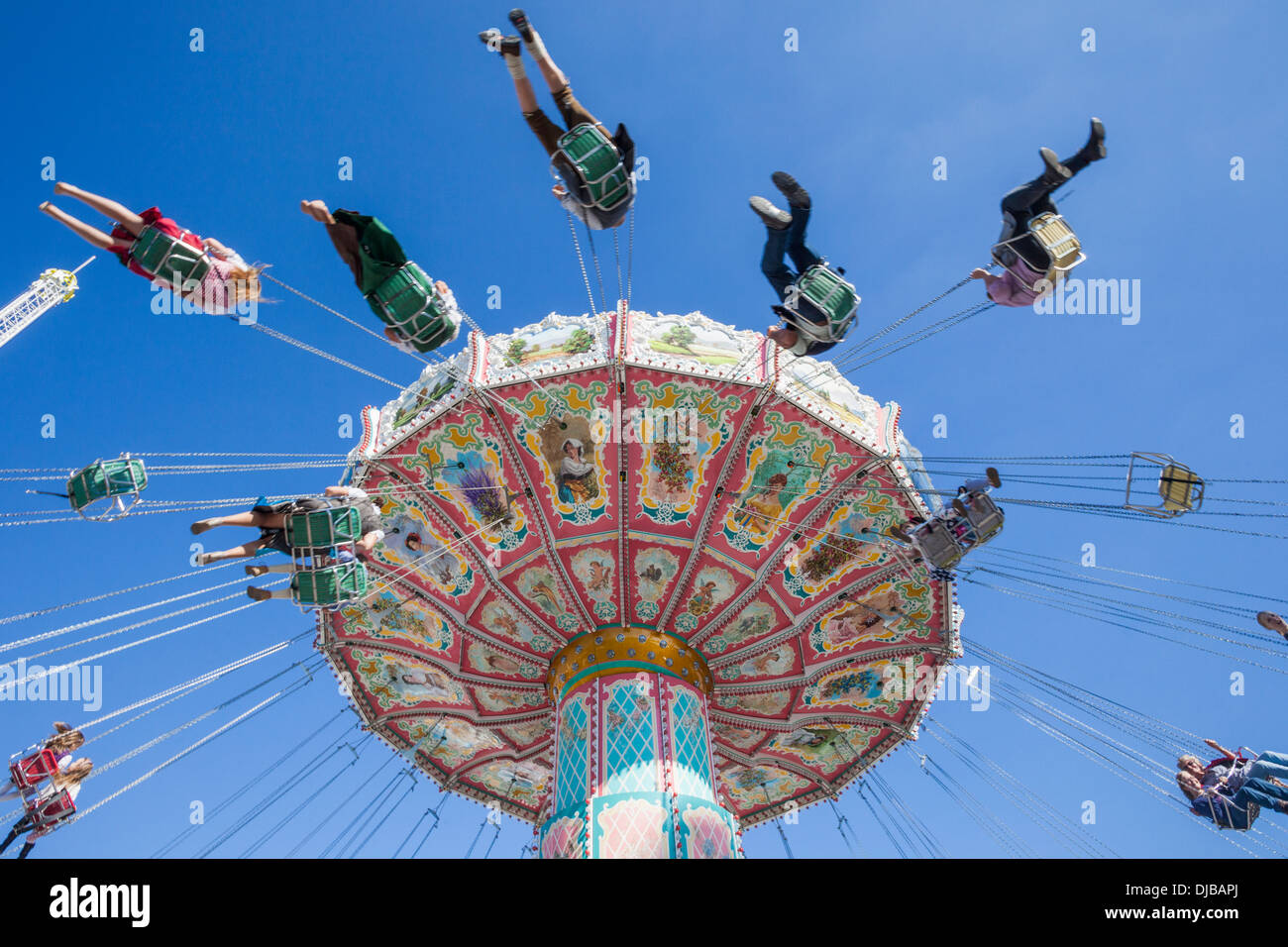 Oktoberfest funfair fairground hi-res stock photography and images - Alamy