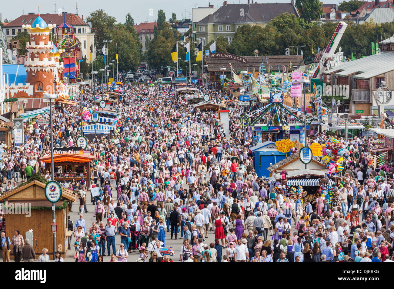 Germany, Bavaria, Munich, Oktoberfest, Crowds Stock Photo - Alamy