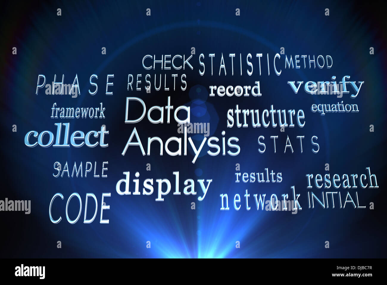 Buzzwords on black background Stock Photo - Alamy