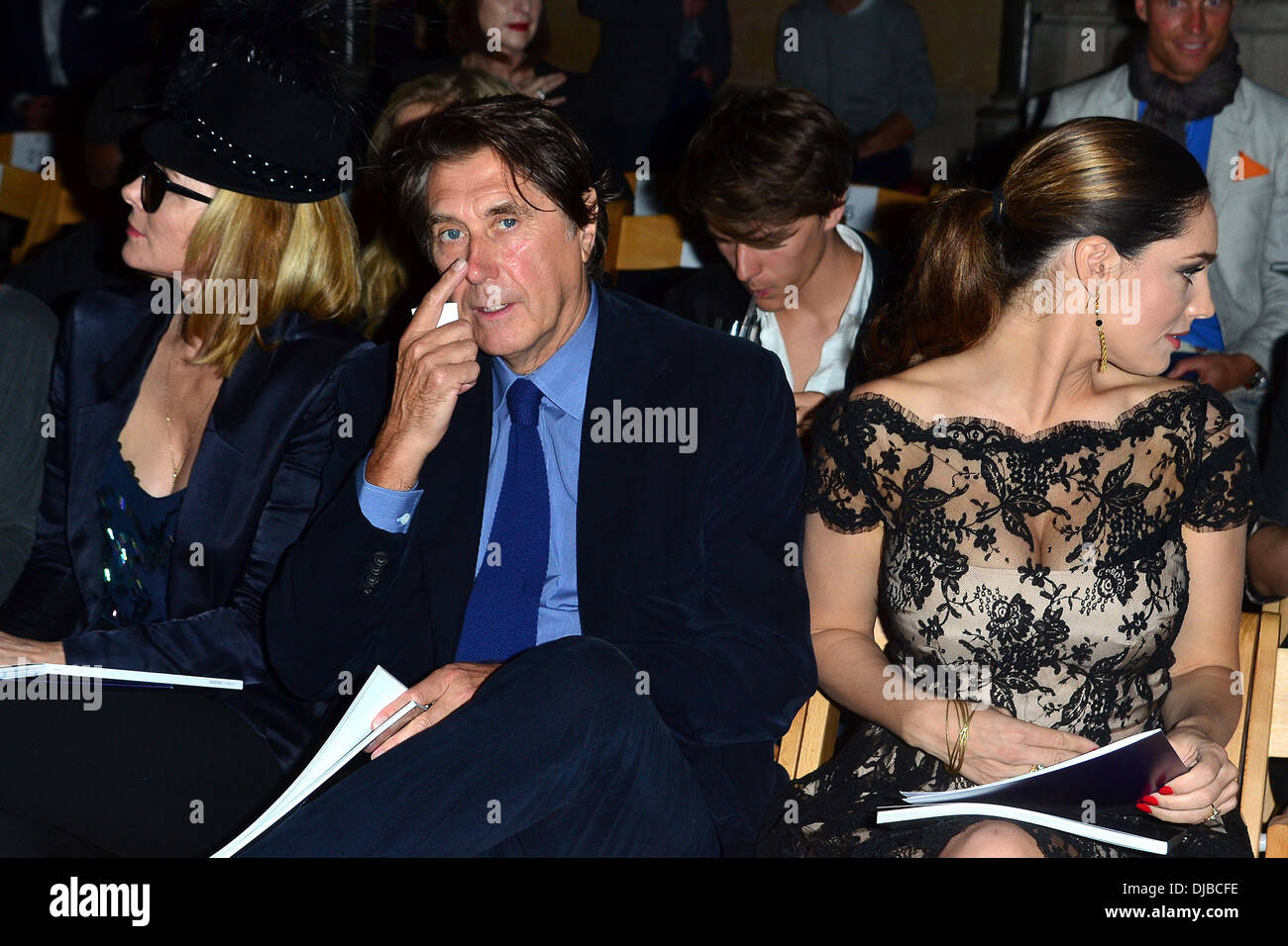 Kim Cattrall, Bryan Ferry and Kelly Brook London Fashion Week Spring ...