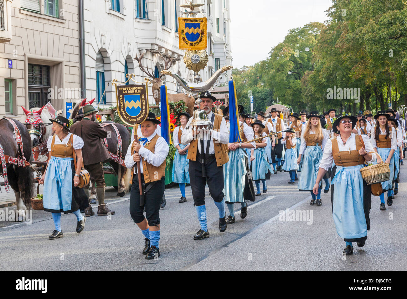 Germany, Bavaria, Munich, Oktoberfest Parade Stock Photo - Alamy