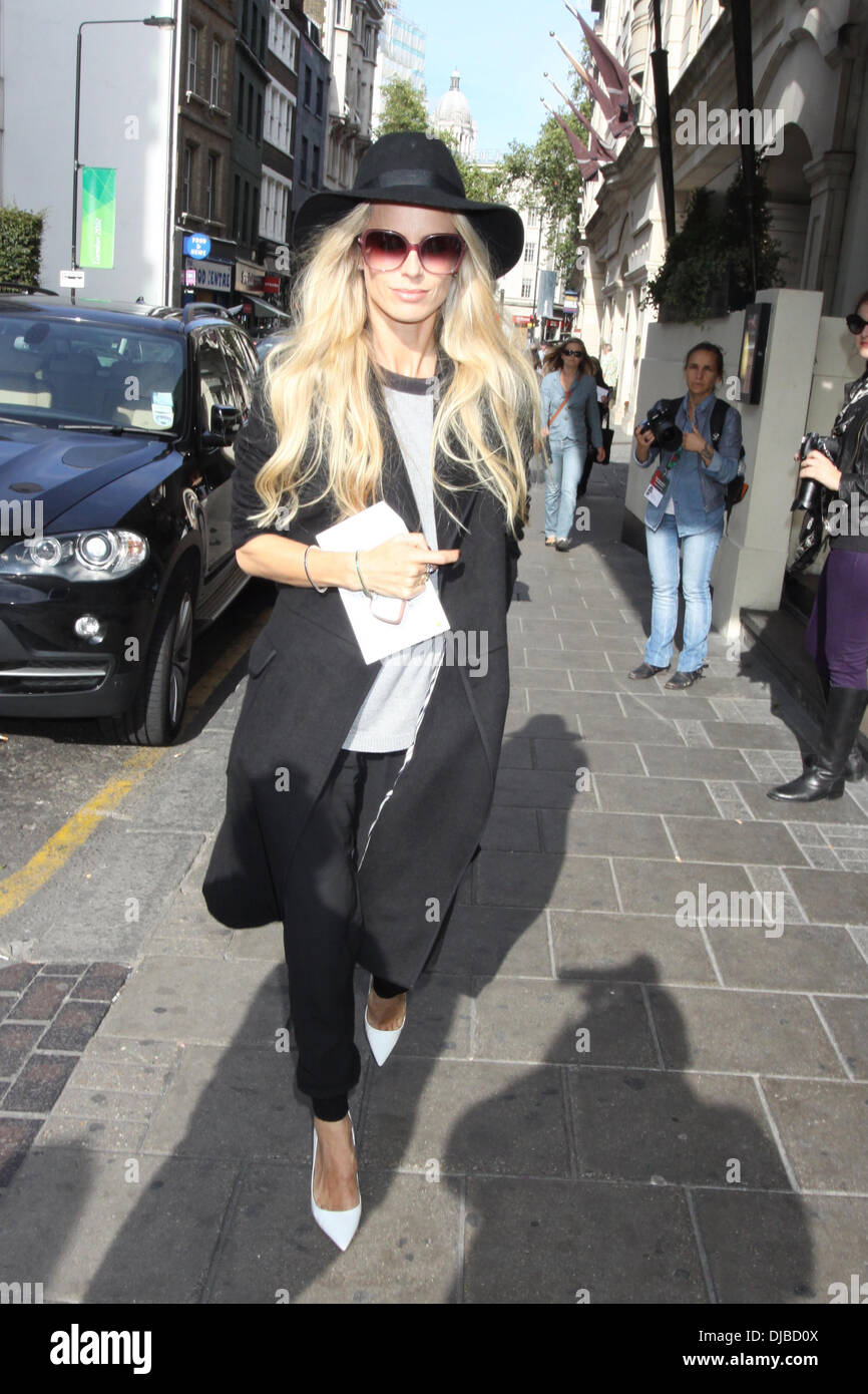 Laura Bailey London Fashion Week Spring/Summer 2013 - Temperley ...