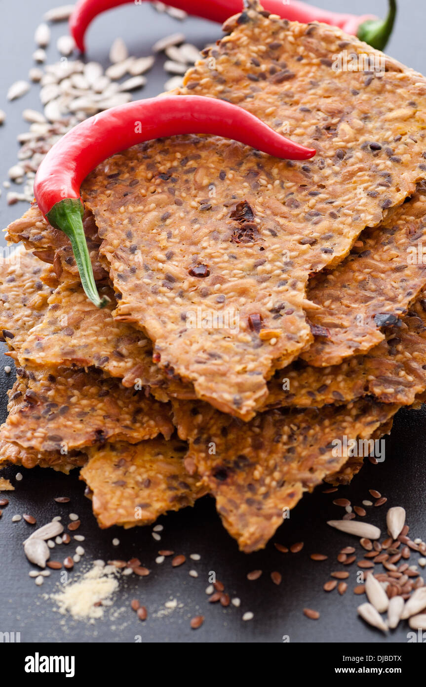 Sesame crispbread hi-res stock photography and images - Alamy