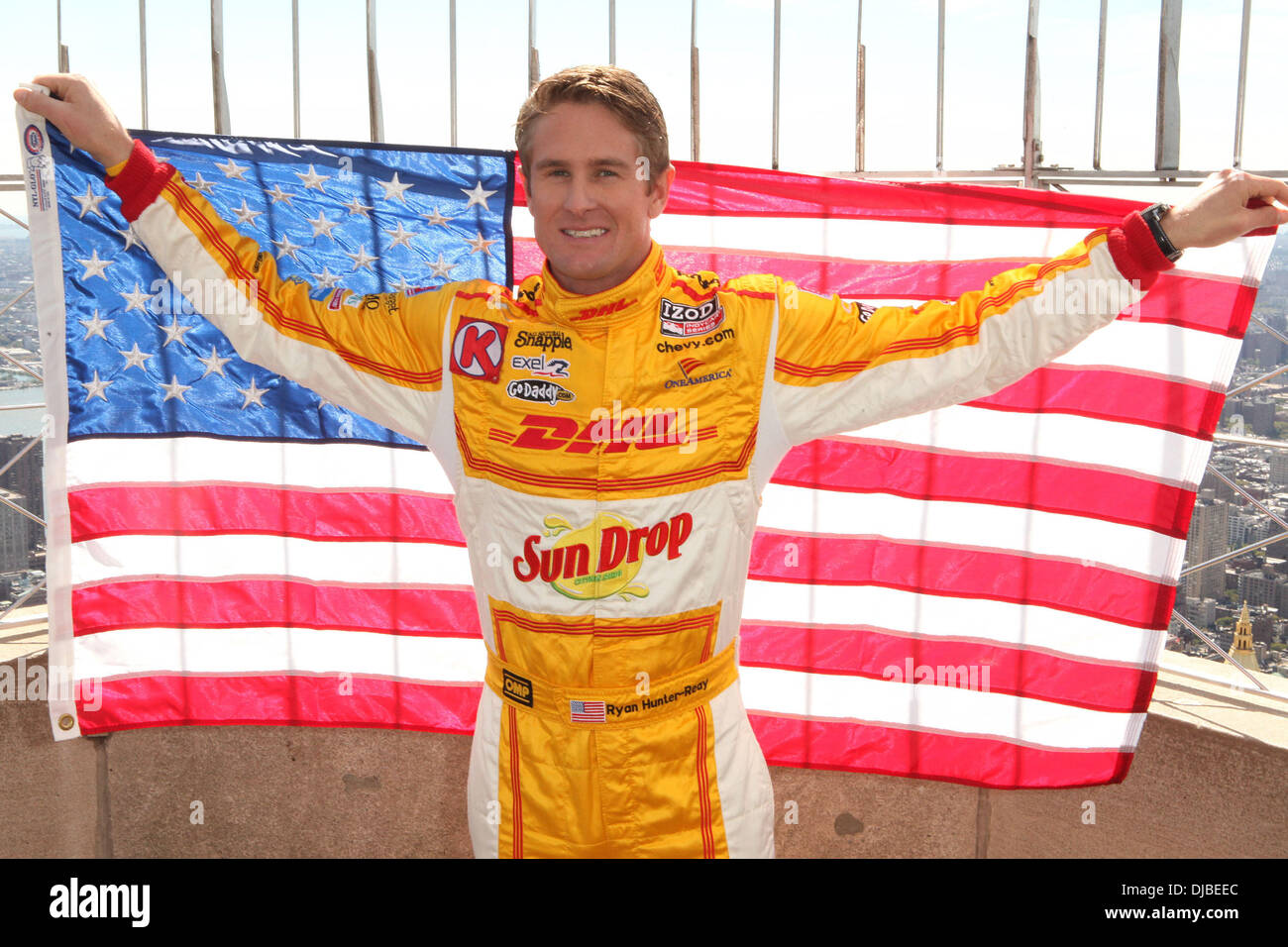 IZOD IndyCar Series Championship winner Ryan Hunter-Reay attends a ...