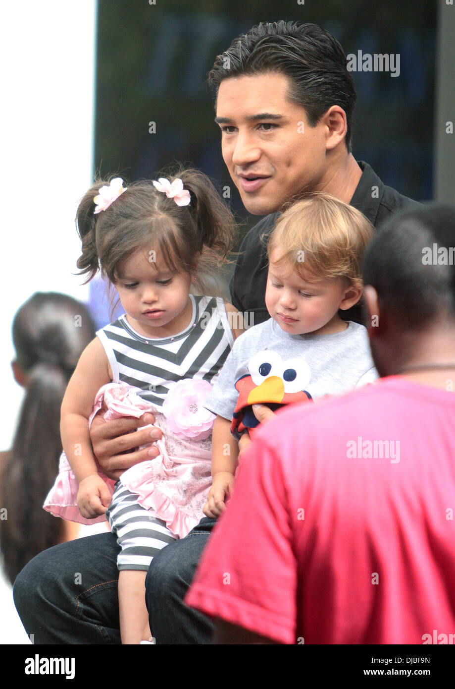 Mario Lopez And His Father