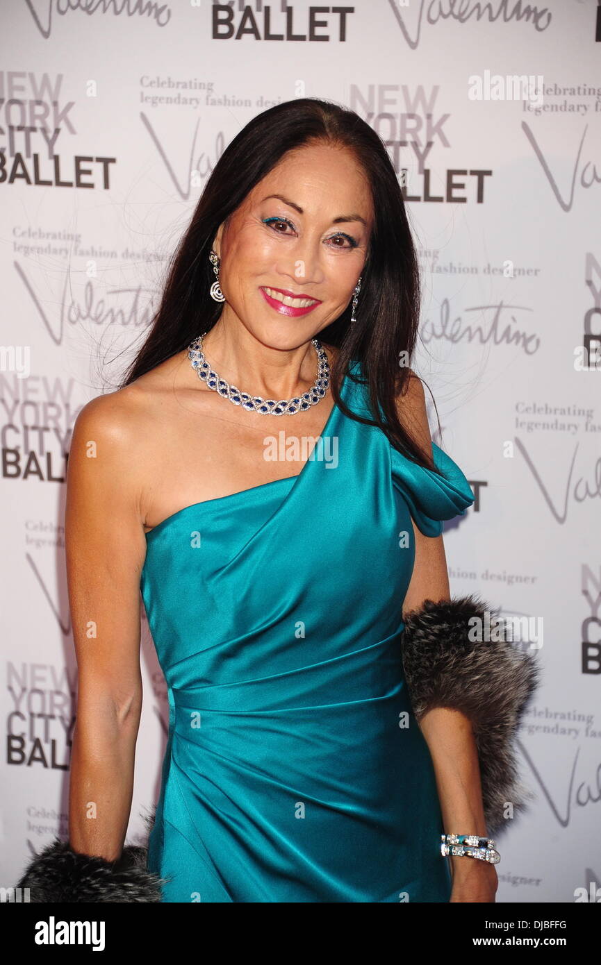Lucia Hwong Gordon New York City Ballet Fall Gala 2012 held at Lincoln ...