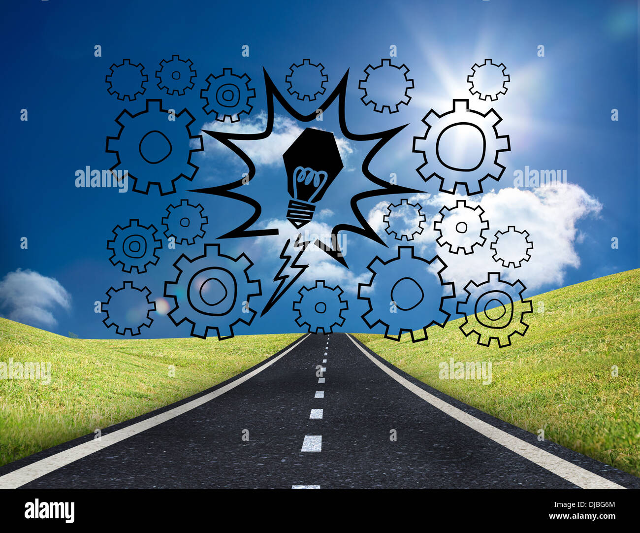 Bright future graphic hi-res stock photography and images - Alamy