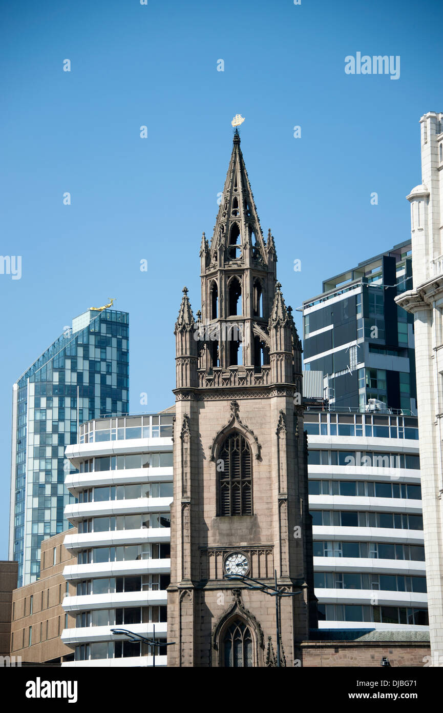 St Nicholas Church Liverpool Modern Old Architecture Stock Photo - Alamy