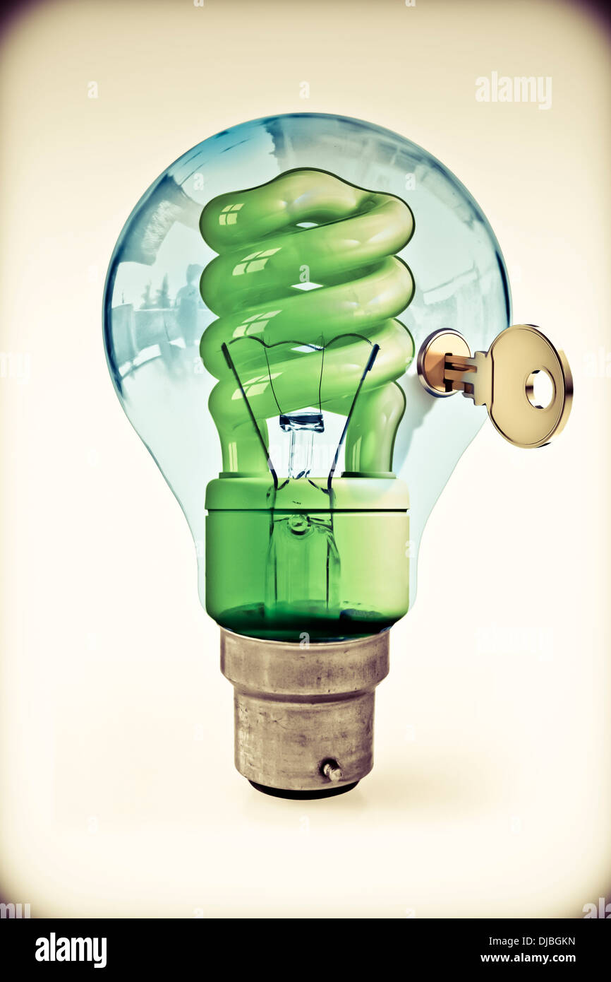 Key to Alternative Energy, Concept Stock Photo - Alamy