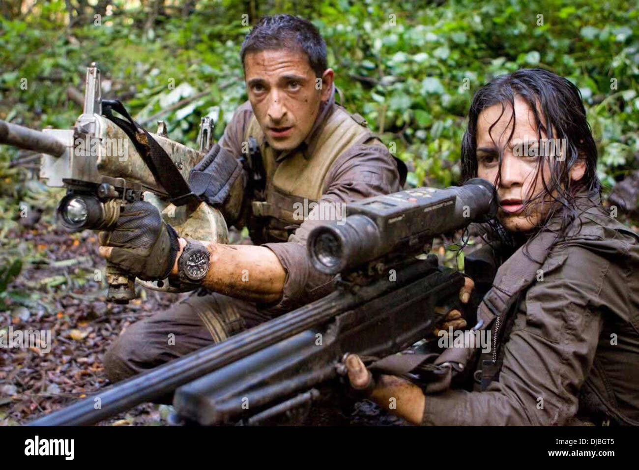 Nimrod antal dir adrien brody alice braga machine gun jungle hi-res ...