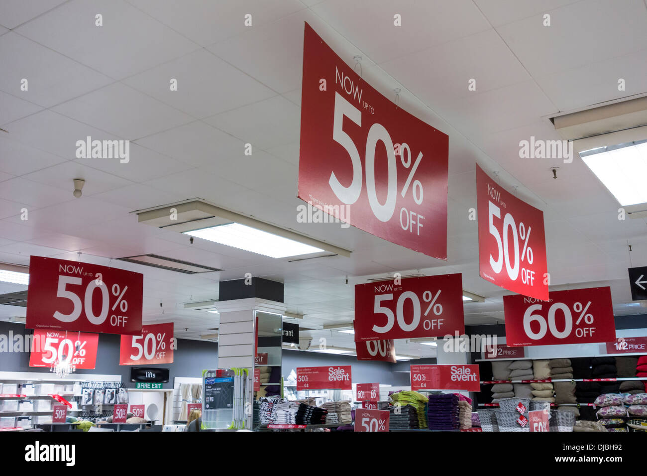 Shop interior uk signs hi-res stock photography and images - Alamy