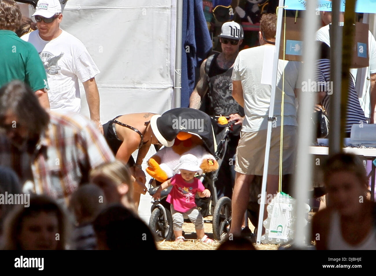 Pink aka Alecia Beth Moore, Willow Sage Hart and Carey Hart Pink enjoys ...