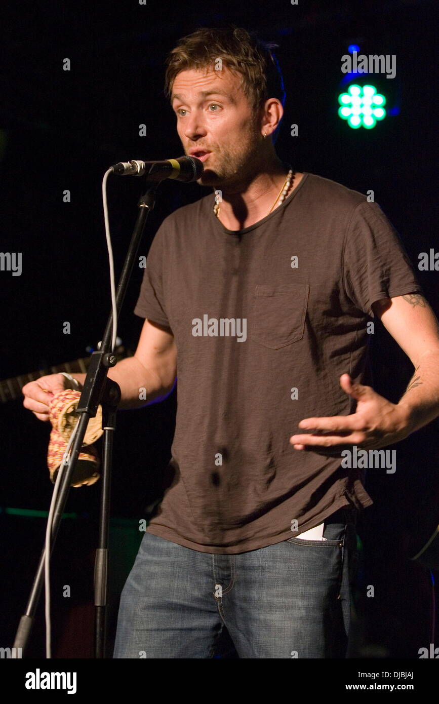 Blur singer Damon Albarn rolled into The Arches in Glasgow on the ...
