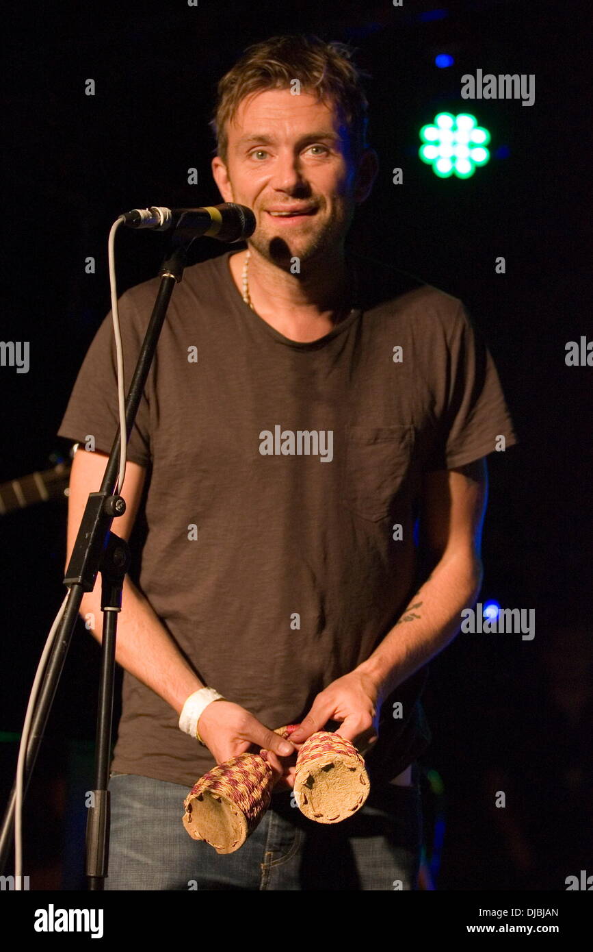 Blur singer Damon Albarn rolled into The Arches in Glasgow on the ...