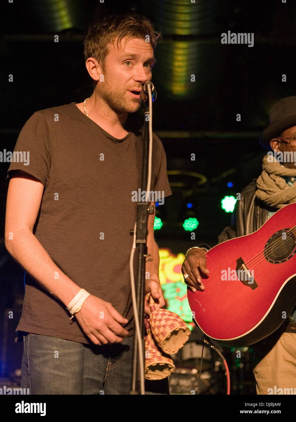 Blur singer Damon Albarn rolled into The Arches in Glasgow on the ...