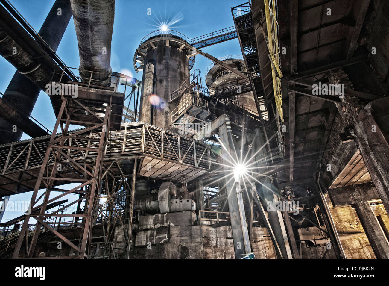Europe, Czech Republic, Ostrava, Industrial-Park Dolni Vitkovice Stock ...