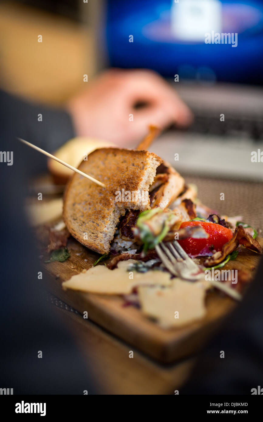 Half eaten sandwich hi-res stock photography and images - Alamy