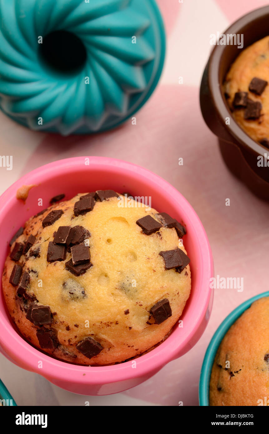 Colorful muffins in a kitchen Stock Photo - Alamy