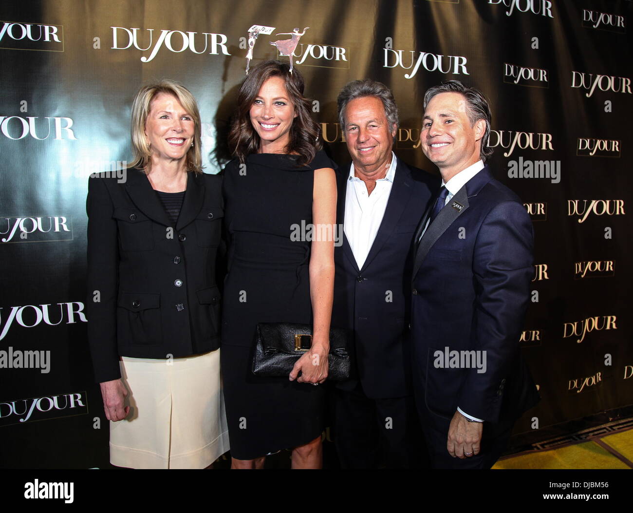 Guest, Christy Turlington Burns, Jason Binn at the Du Jour Magazine ...