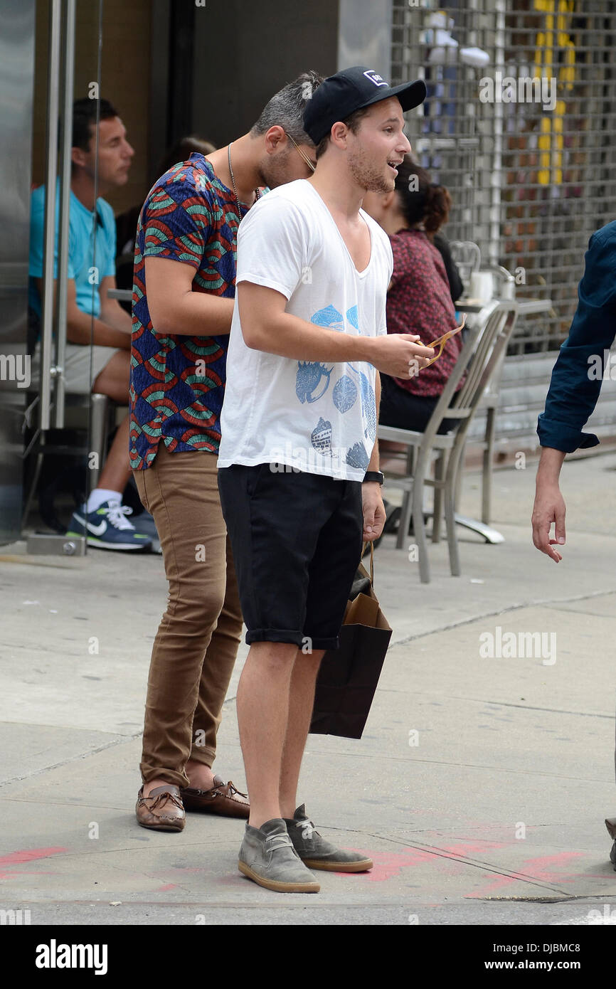 Actor Shawn Pyfrom seen with Steven Taylor shopping in SoHo New York ...