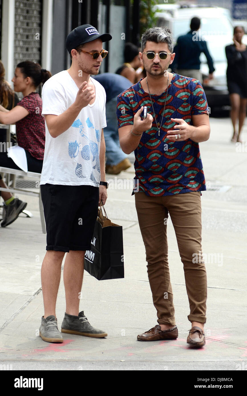 Actor Shawn Pyfrom seen with Steven Taylor shopping in SoHo New York ...