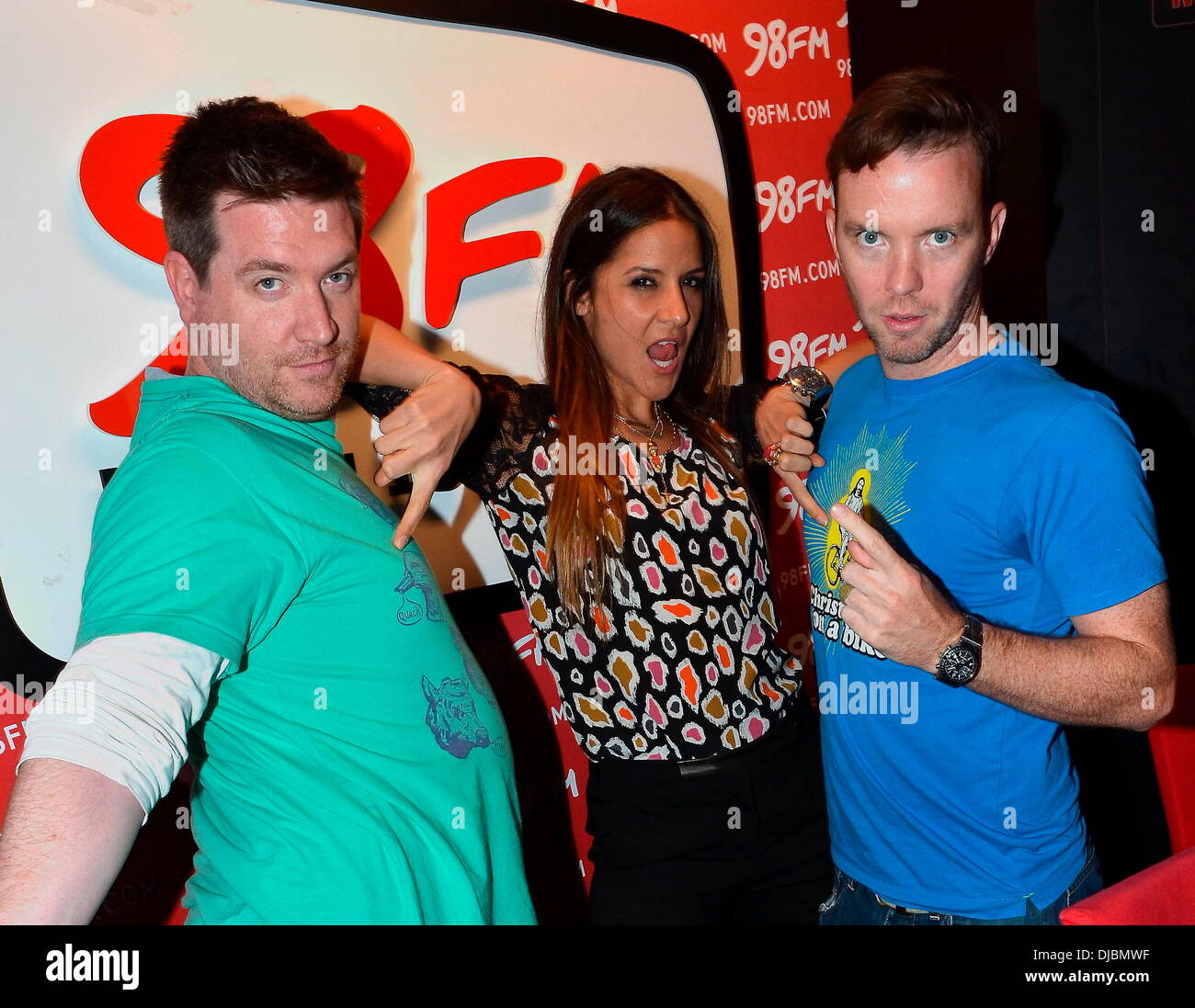 David Moore, Amanda Byram and Dermot Whelan Amanda Byram & The Script ...