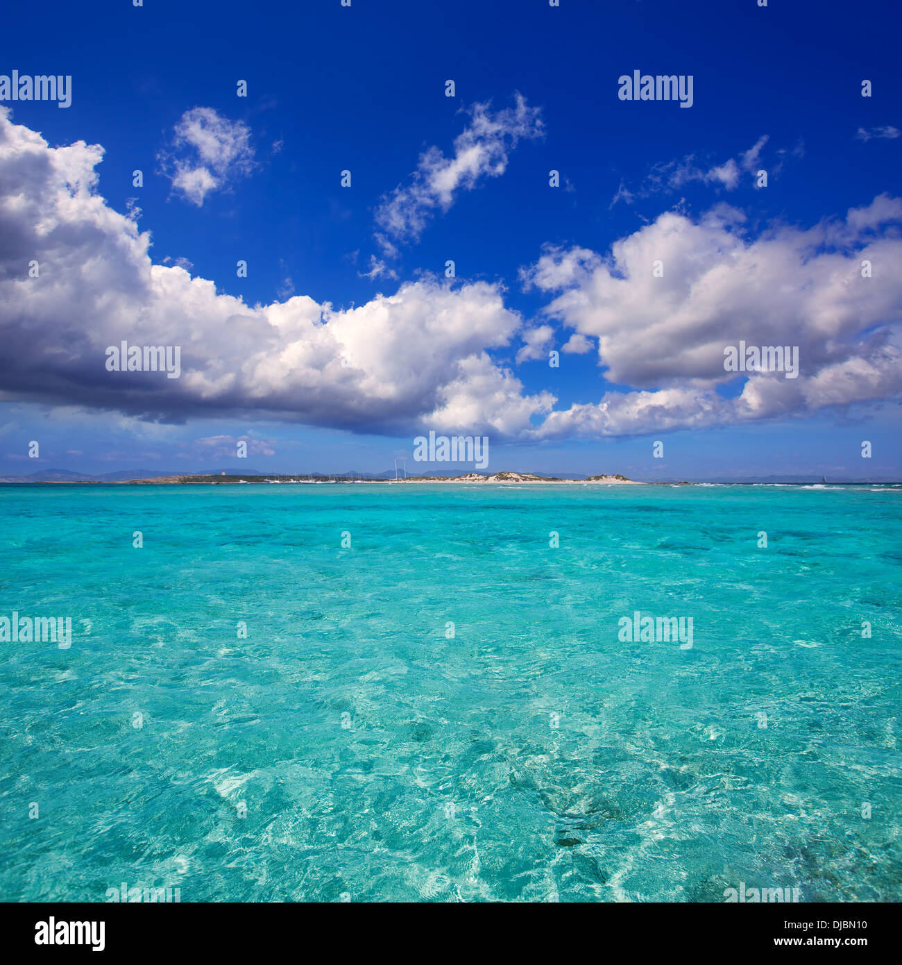Balearic formentera island in espalmador hi-res stock photography and ...