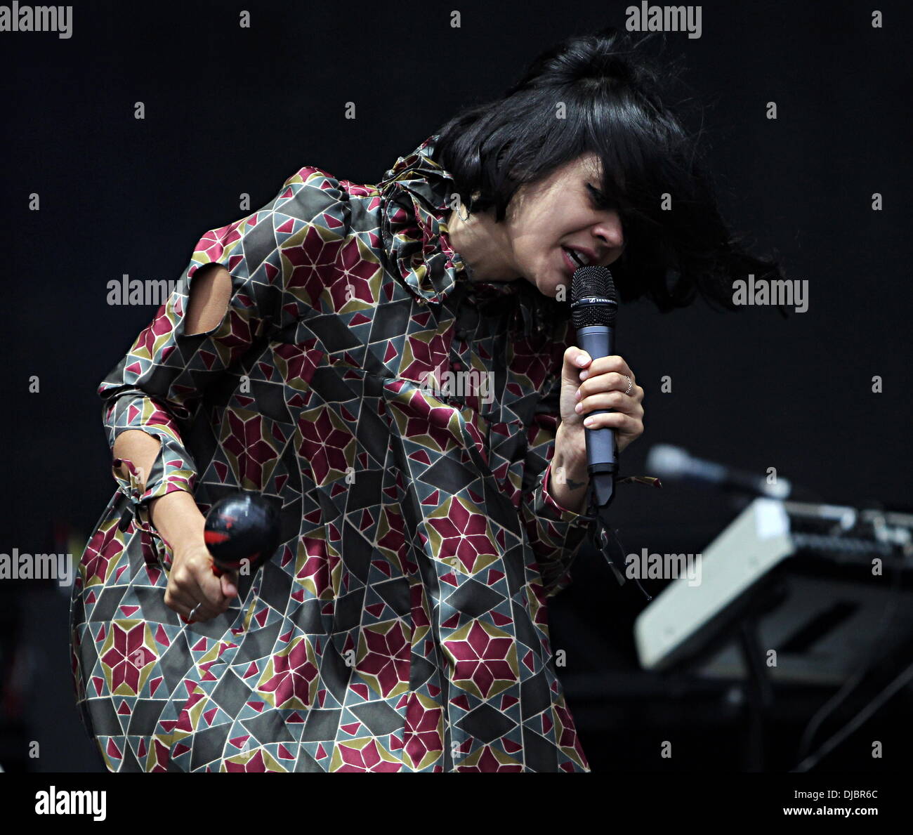 Bat For Lashes aka Natasha Khan performs Bestival 2012 held at Robin ...