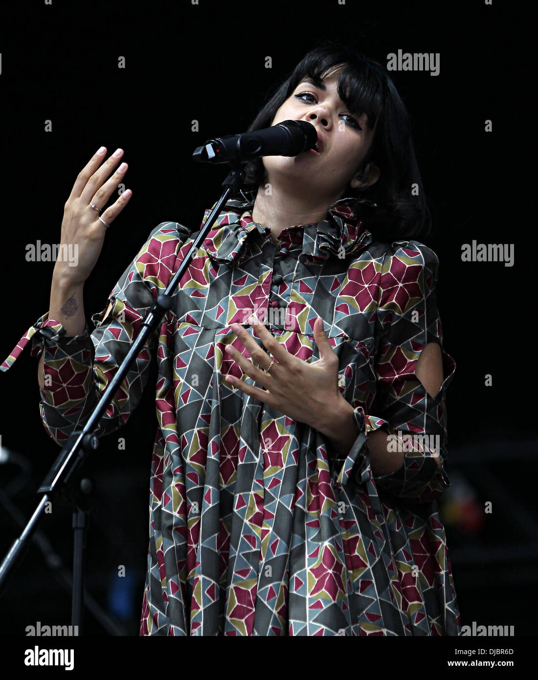 Bat For Lashes aka Natasha Khan performs Bestival 2012 held at Robin ...