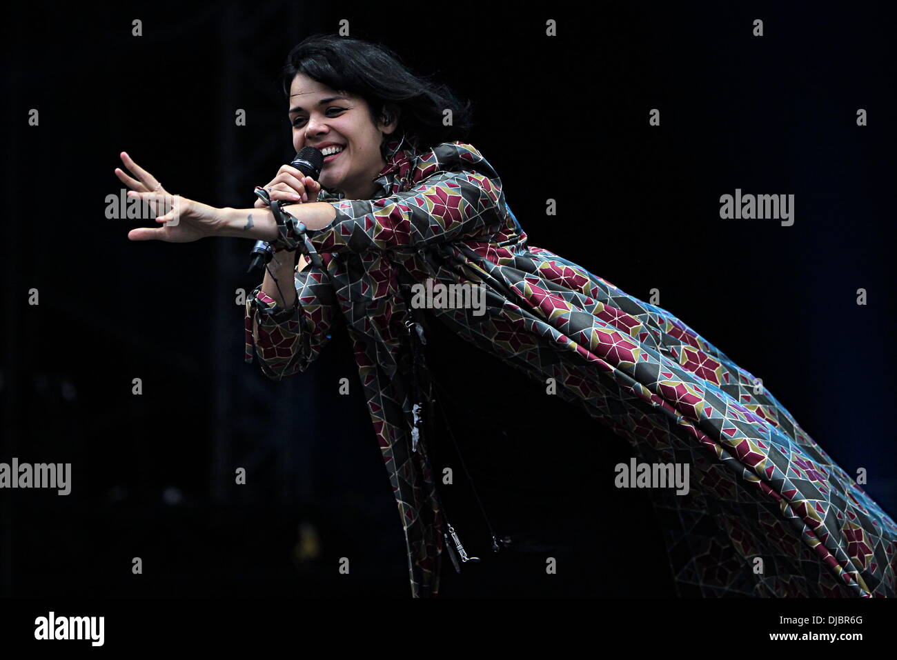 Bat For Lashes aka Natasha Khan performs Bestival 2012 held at Robin ...