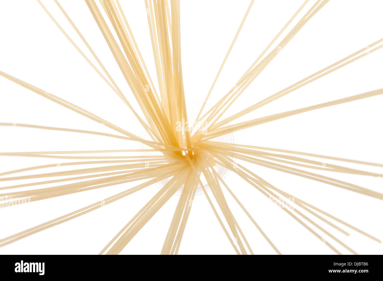 Long spaghetti isolated on white background Stock Photo - Alamy