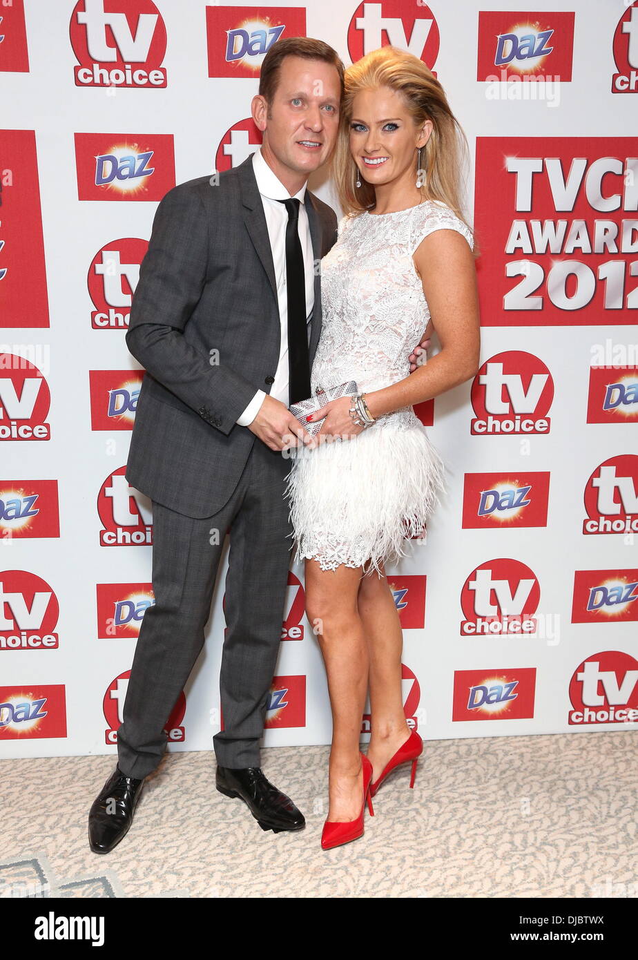 Jeremy Kyle and wife The TVChoice Awards 2012 held at the Dorchester ...