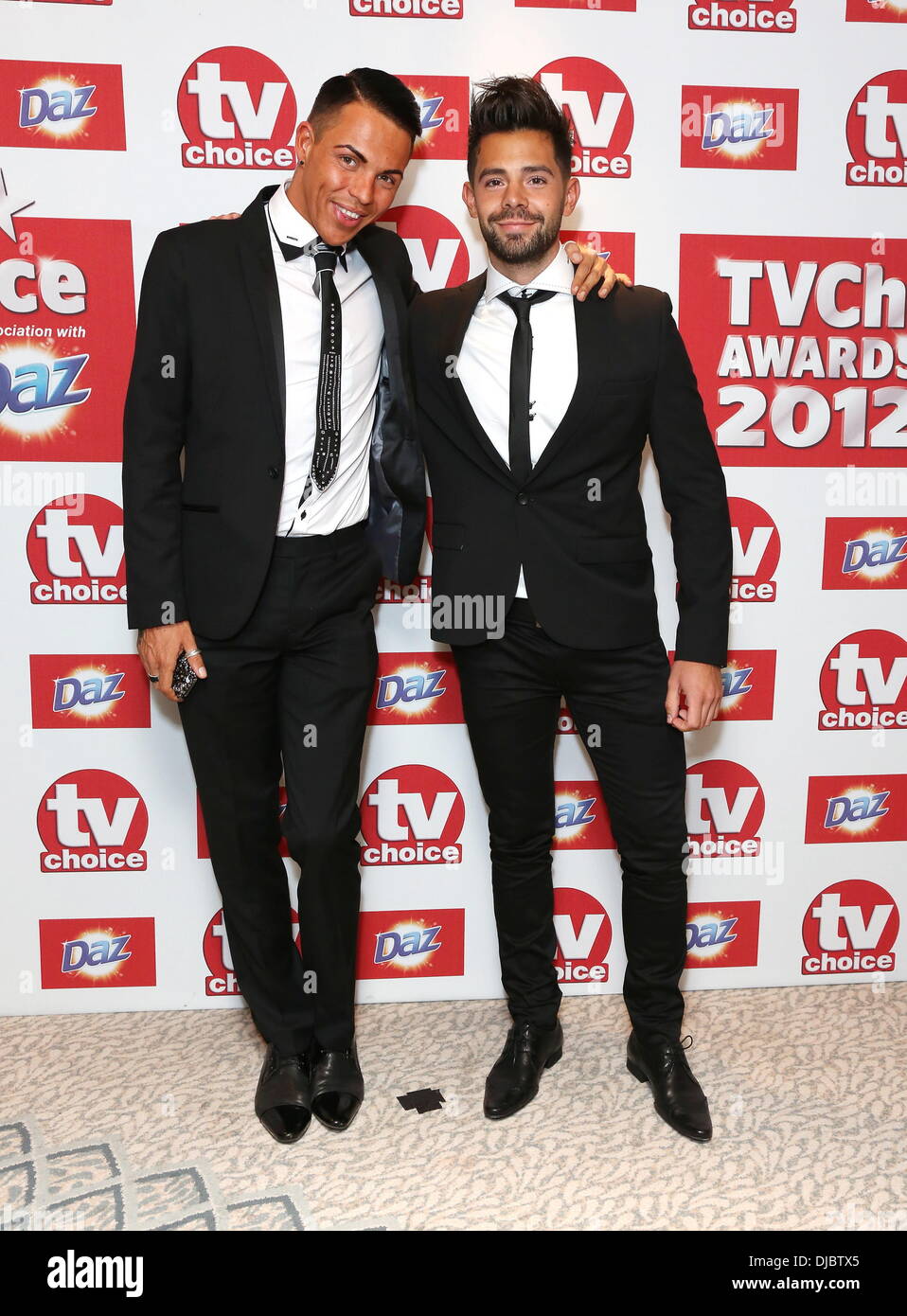 Charlie King and Bobby Cole Norris The TVChoice Awards 2012 held at the ...