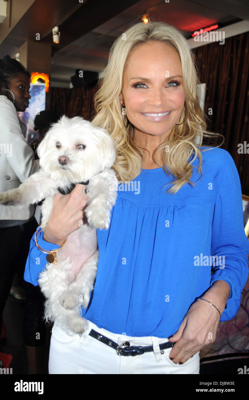 Kristin Chenoweth and her dog Maddy Mercedes-Benz New York Fashion Week ...