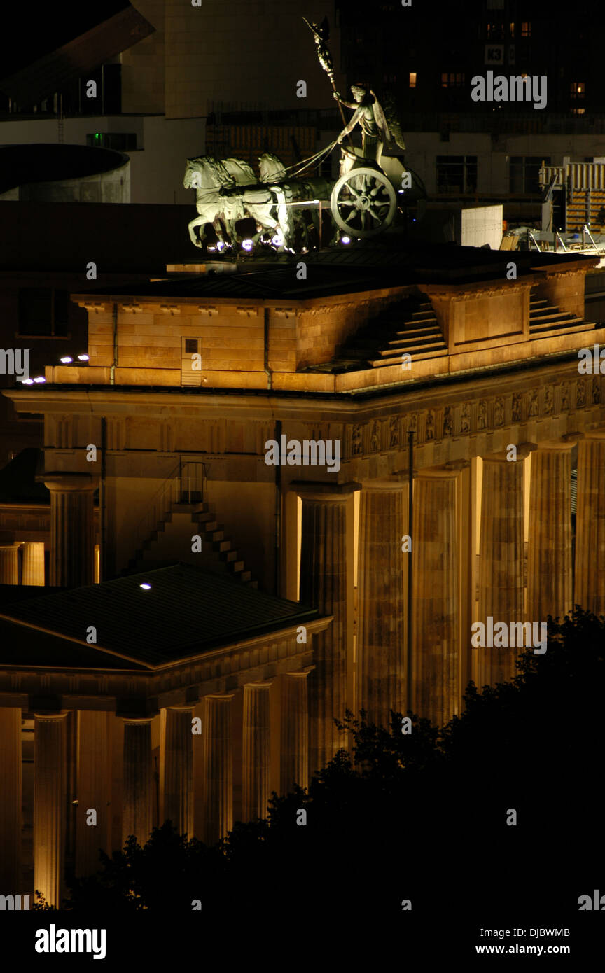Germany. Berlin. Brandenburg Gate, built between 1788 and 1791 by Carl ...