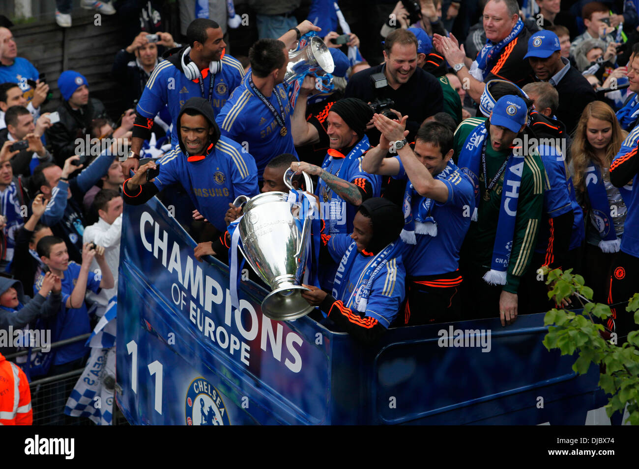 Chelsea champions league final hi-res stock photography and images - Alamy