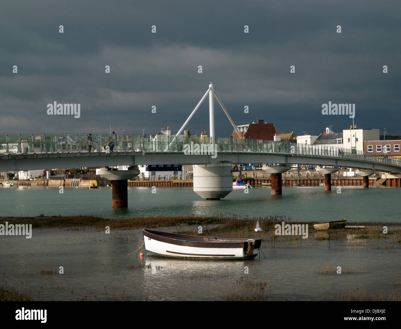 The new Adur Ferry Bridge in Shoreham,West Sussex Stock Photo - Alamy