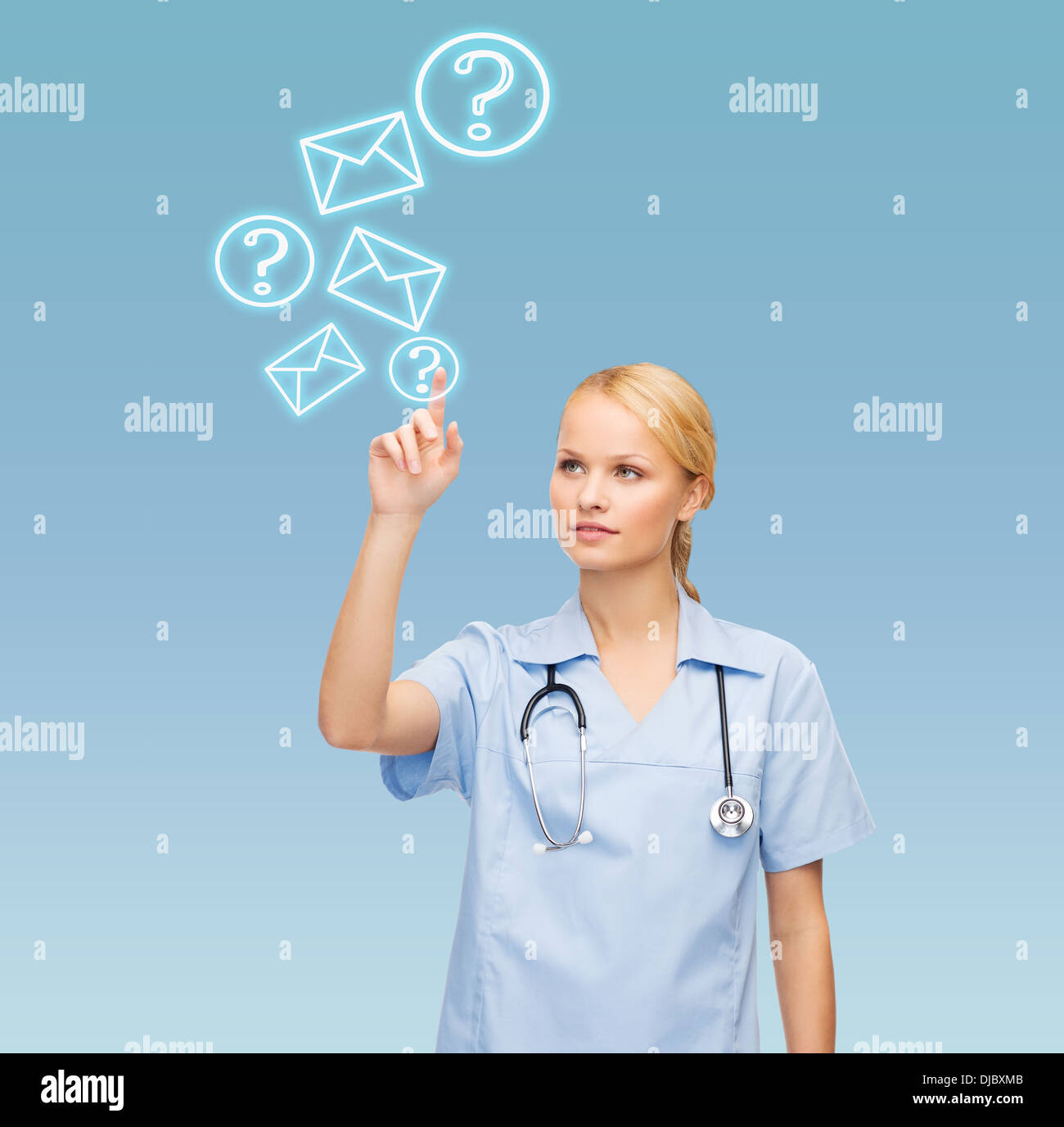 Nice professional doctor pointing hi-res stock photography and images ...