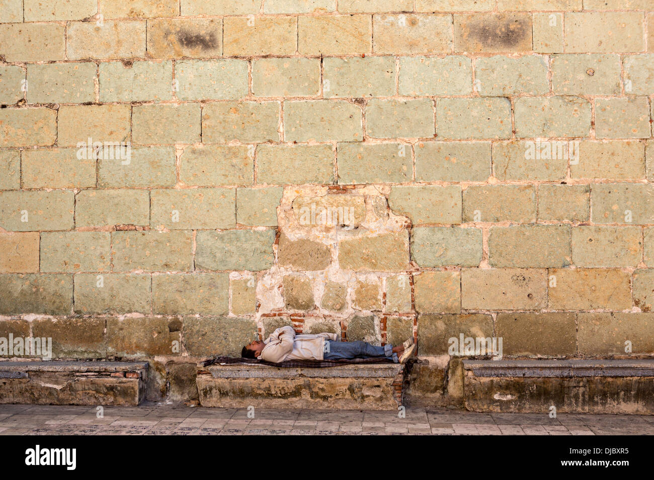Homeless man sleeping oaxaca mexico hi-res stock photography and images ...