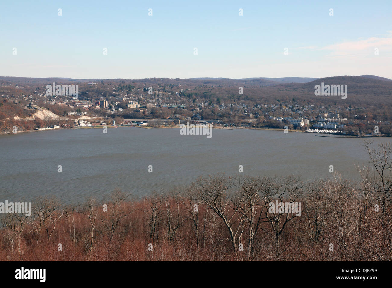 City of Peekskill, NY from Dunderberg Mountain Stock Photo - Alamy