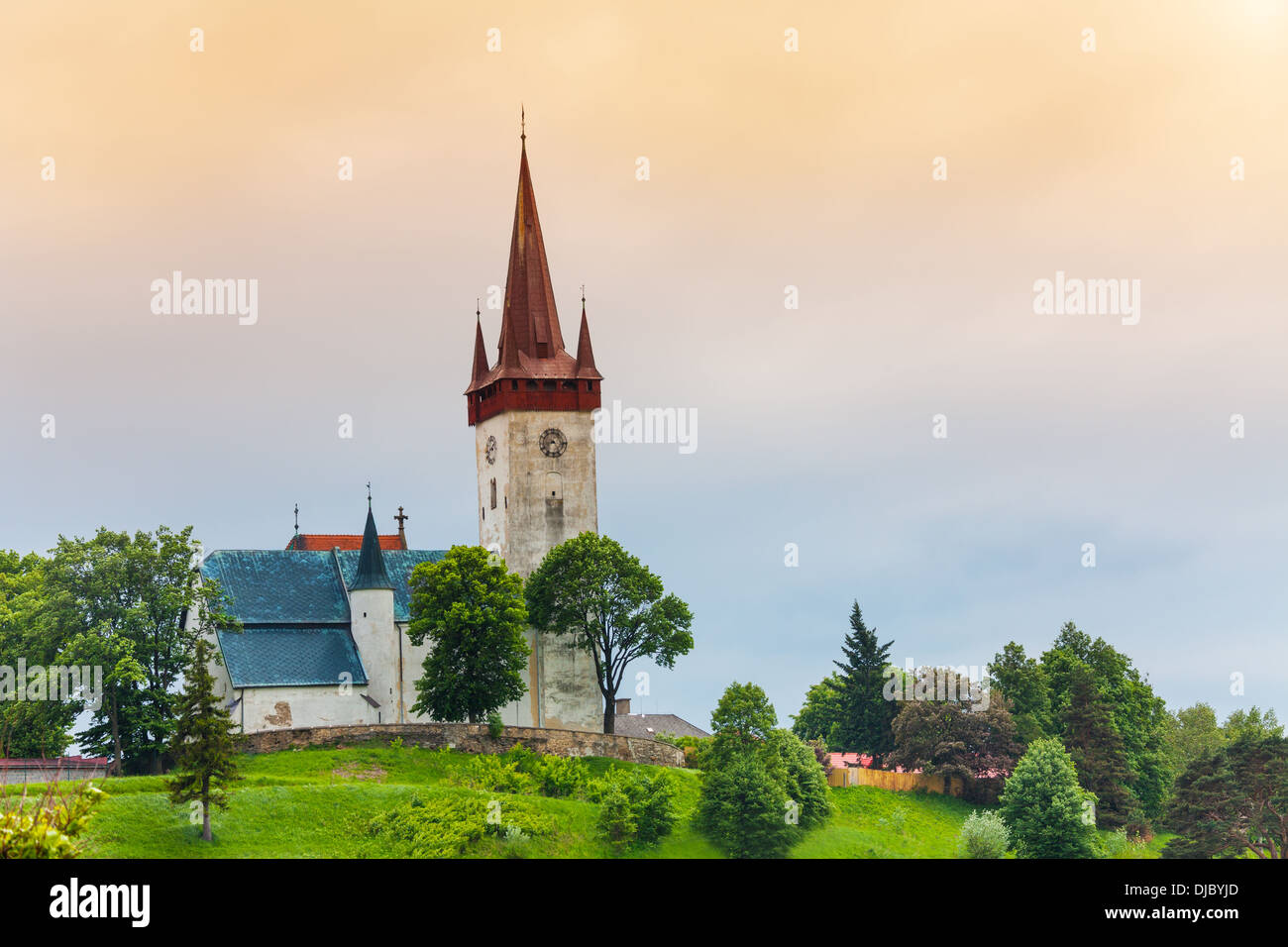 Protestant church little village hi-res stock photography and images ...