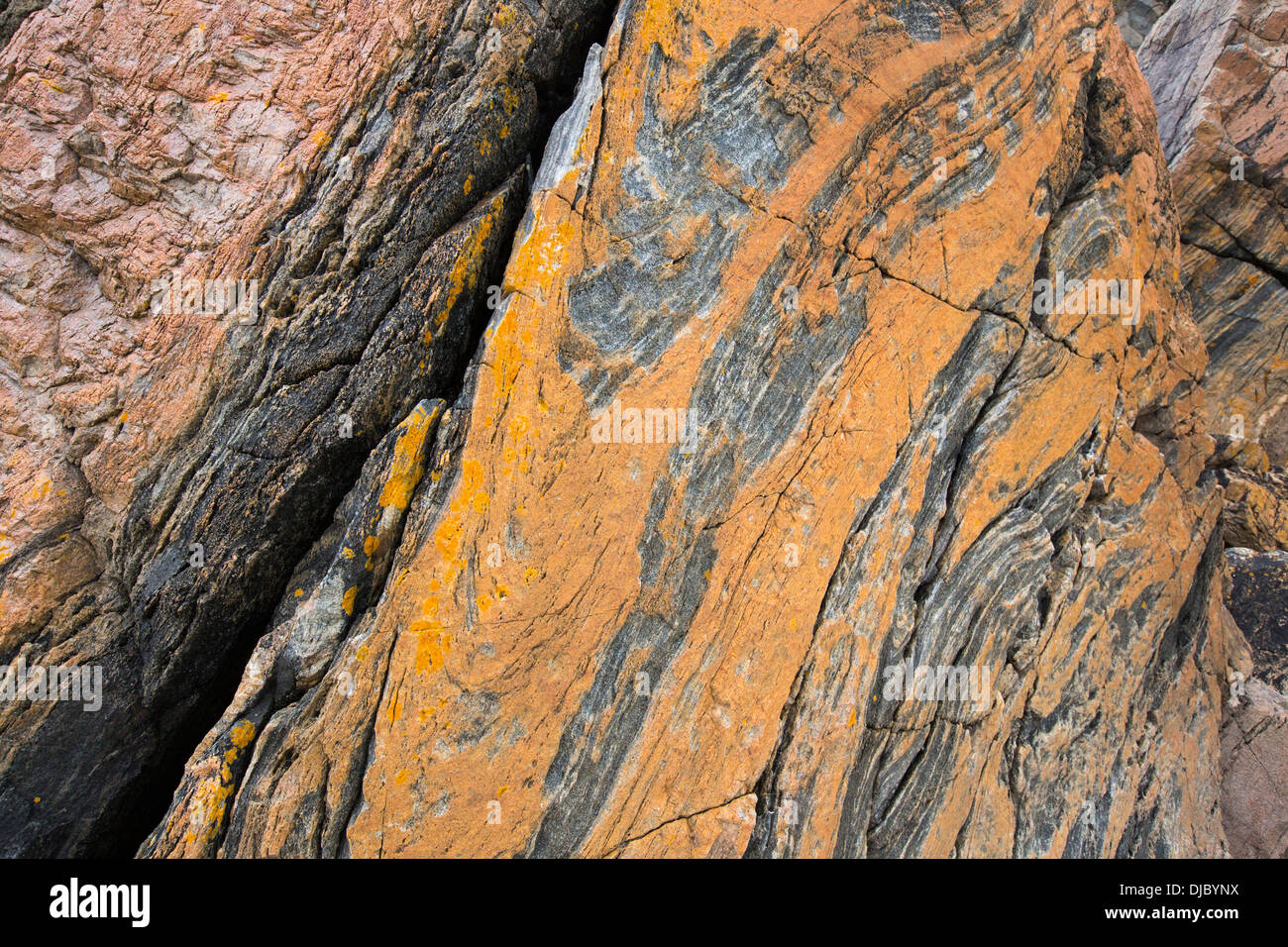 Orange gneiss hi-res stock photography and images - Alamy