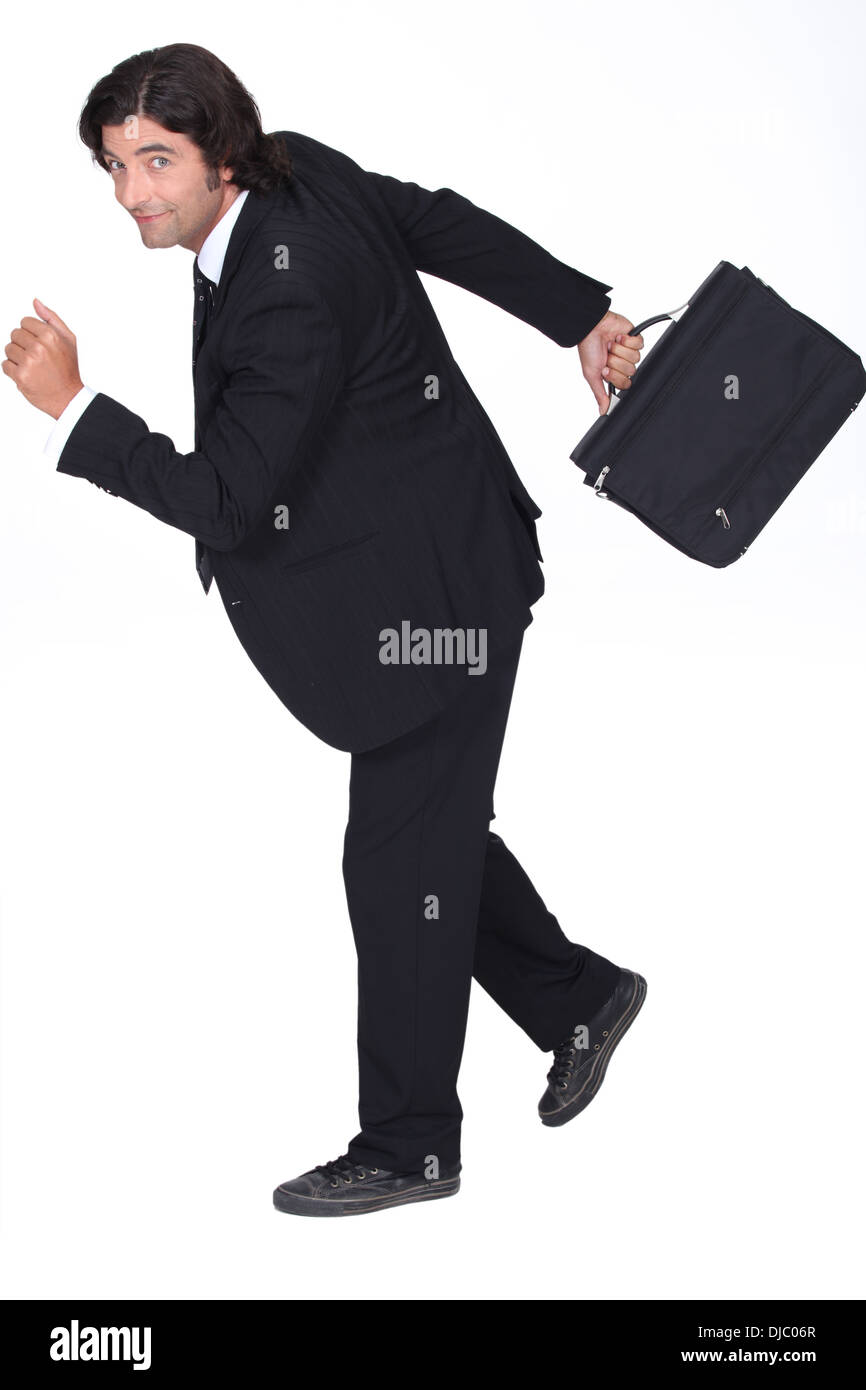 Rushing to work Cut Out Stock Images & Pictures - Alamy