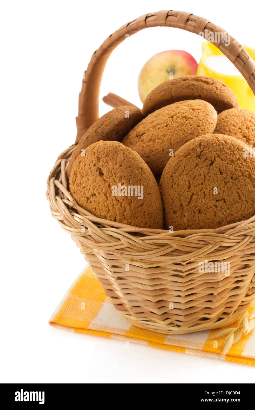 sweet cookies isolated on white background Stock Photo - Alamy