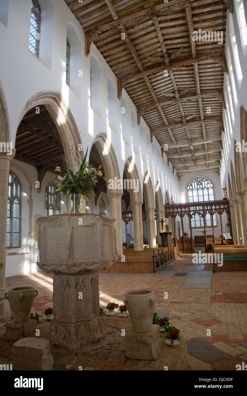 Interior Holy Trinity church Blythburgh Suffolk England Stock Photo - Alamy