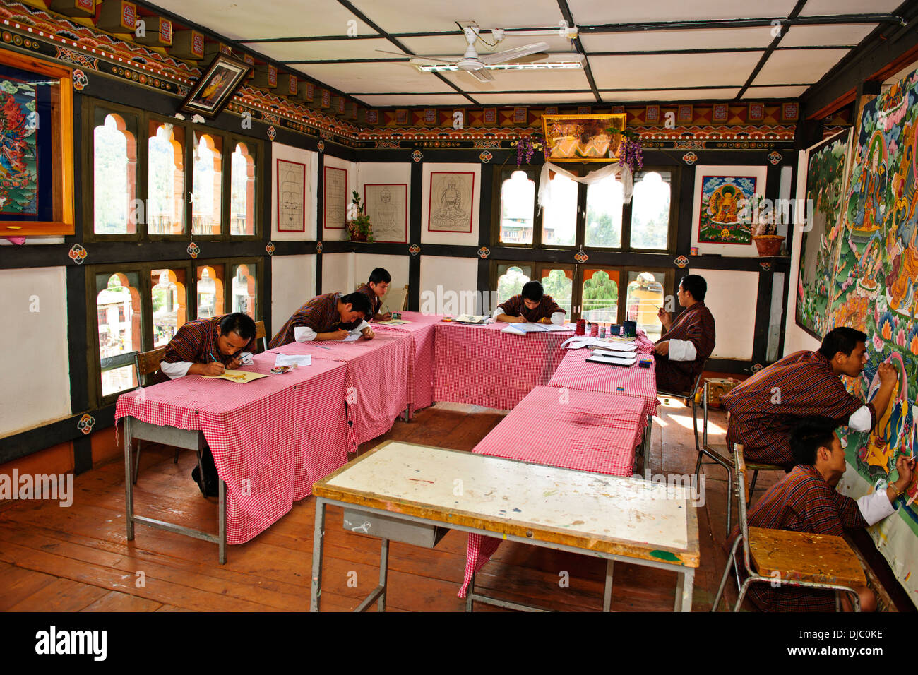 National institute for zorig chusum arts hi-res stock photography and images - Alamy