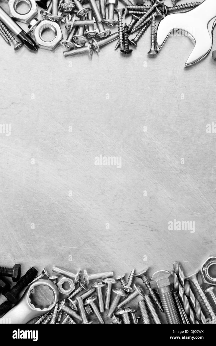 Rivet work tool Black and White Stock Photos & Images - Alamy