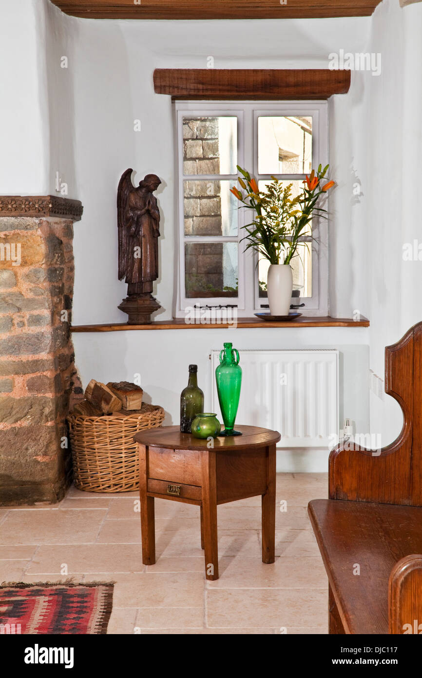 Detail of Devon cottage interior Stock Photo - Alamy