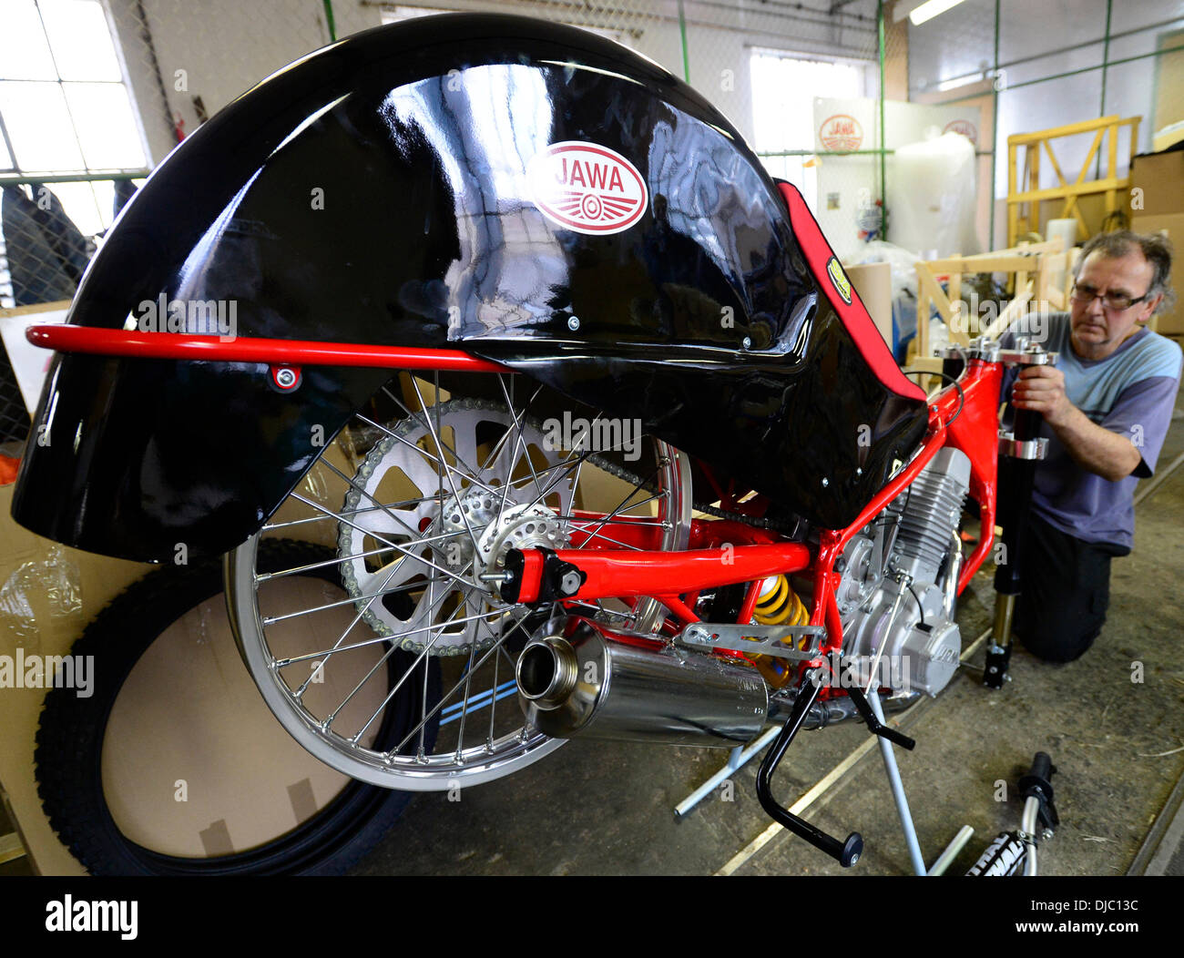 D-ANA company renewed a production of speedway motorbikes Jawa in ...